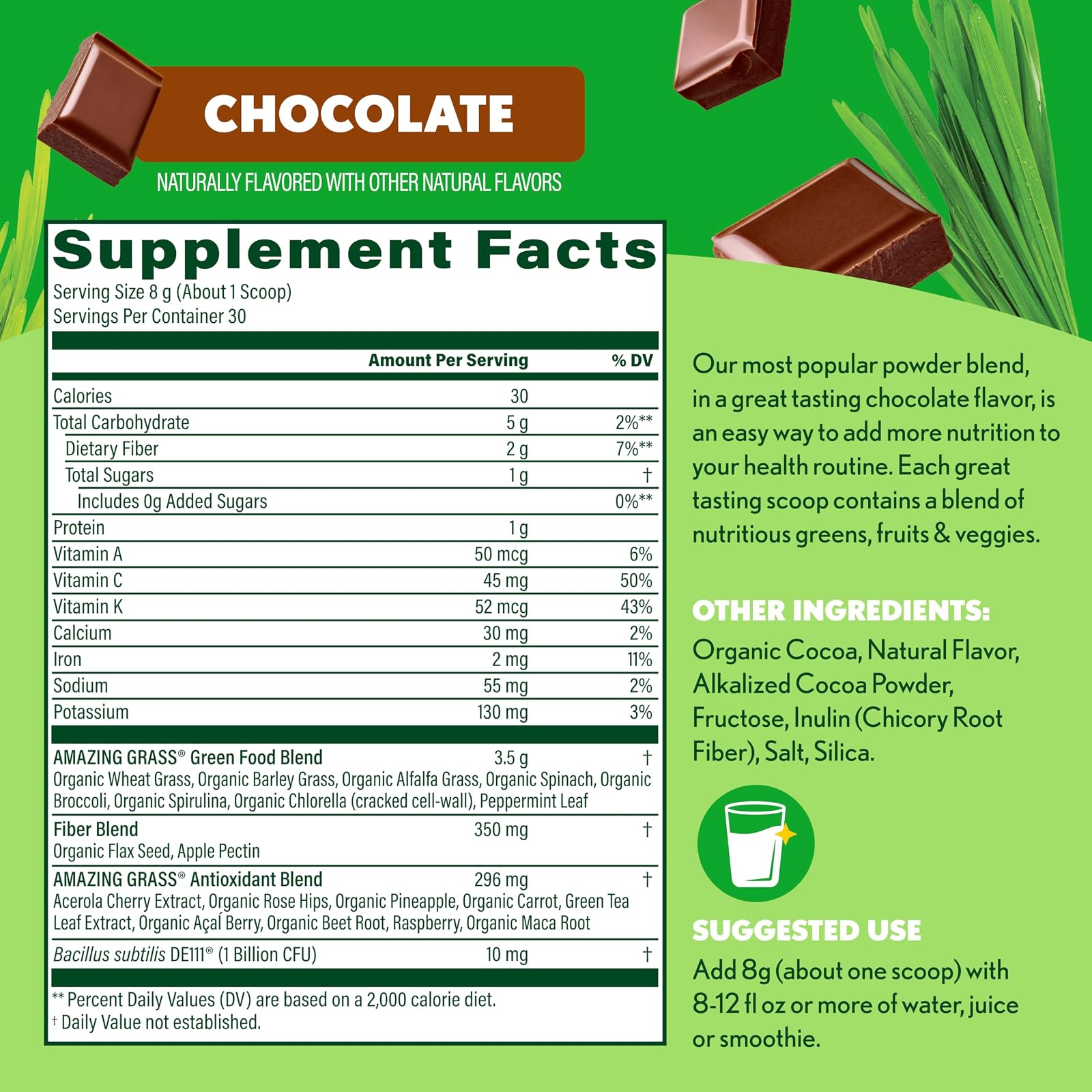 nutritious super greens powder for energy