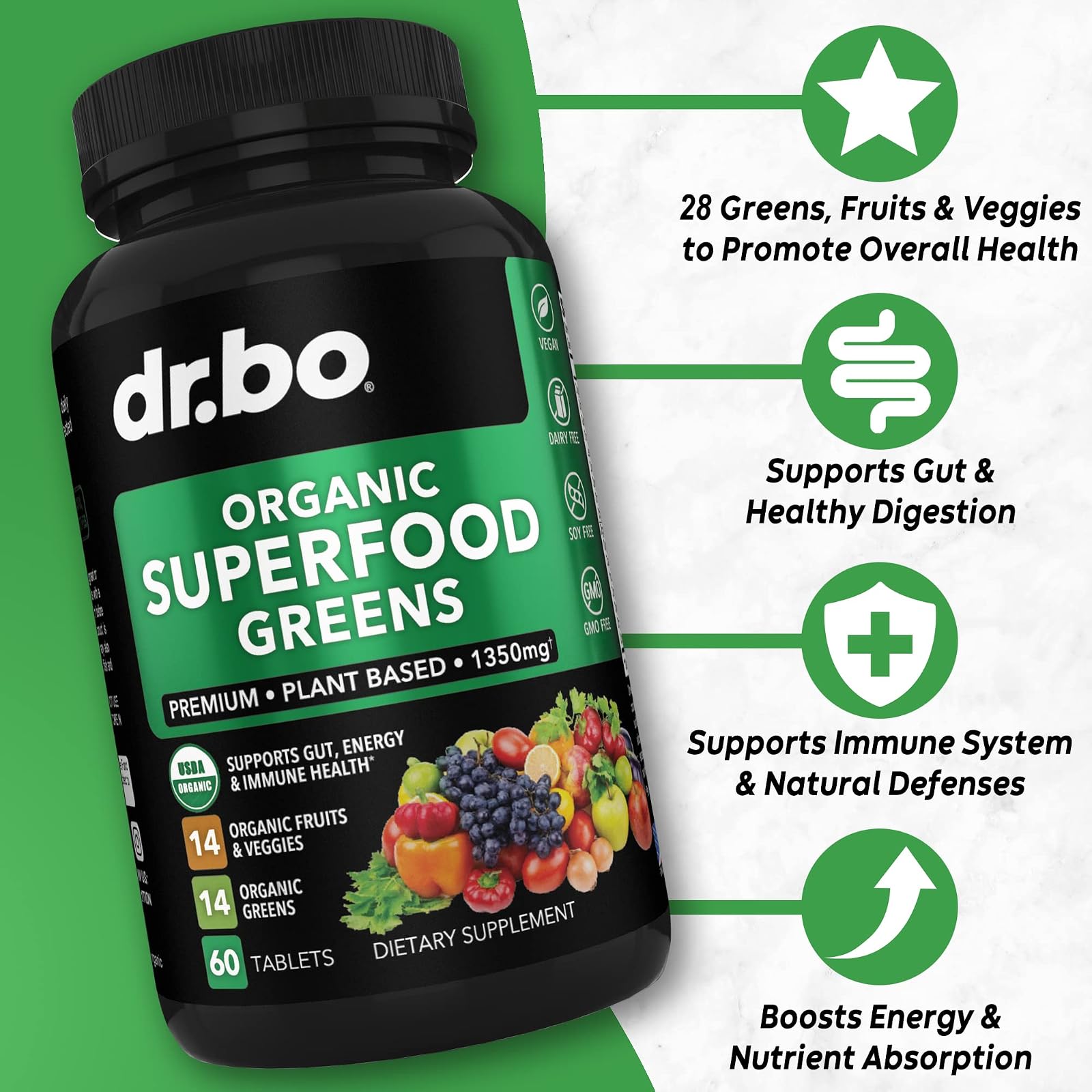 nutritious superfood greens tablets