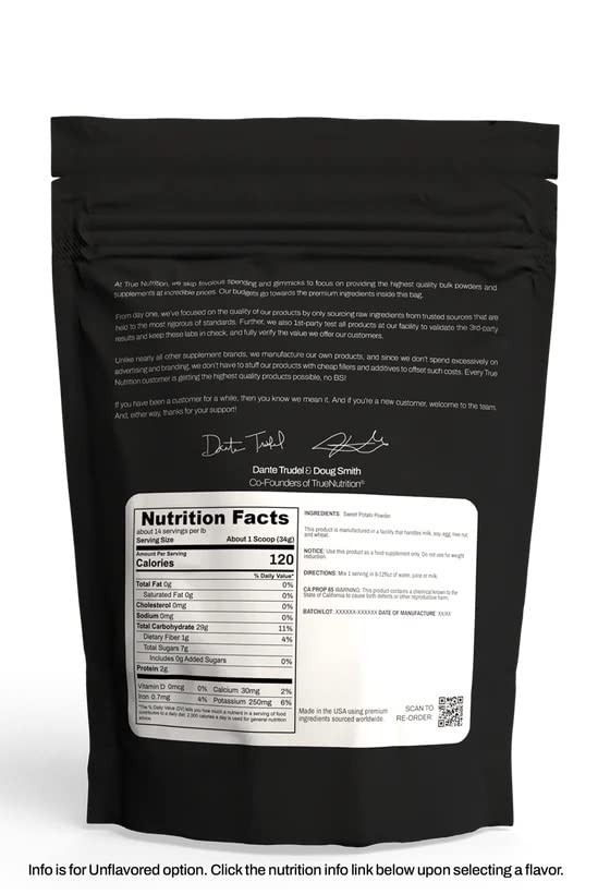nutritious sweet potato powder for smoothies