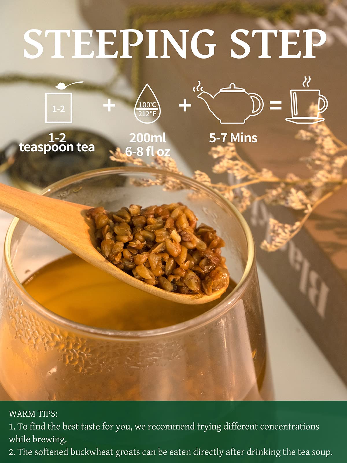 nutritious Tartary buckwheat tea blend