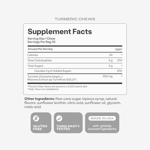 nutritious turmeric chews for energy