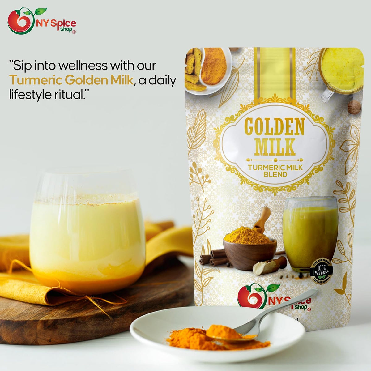 nutritious turmeric drink powder