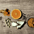 Nutritious turmeric latte blend for energy