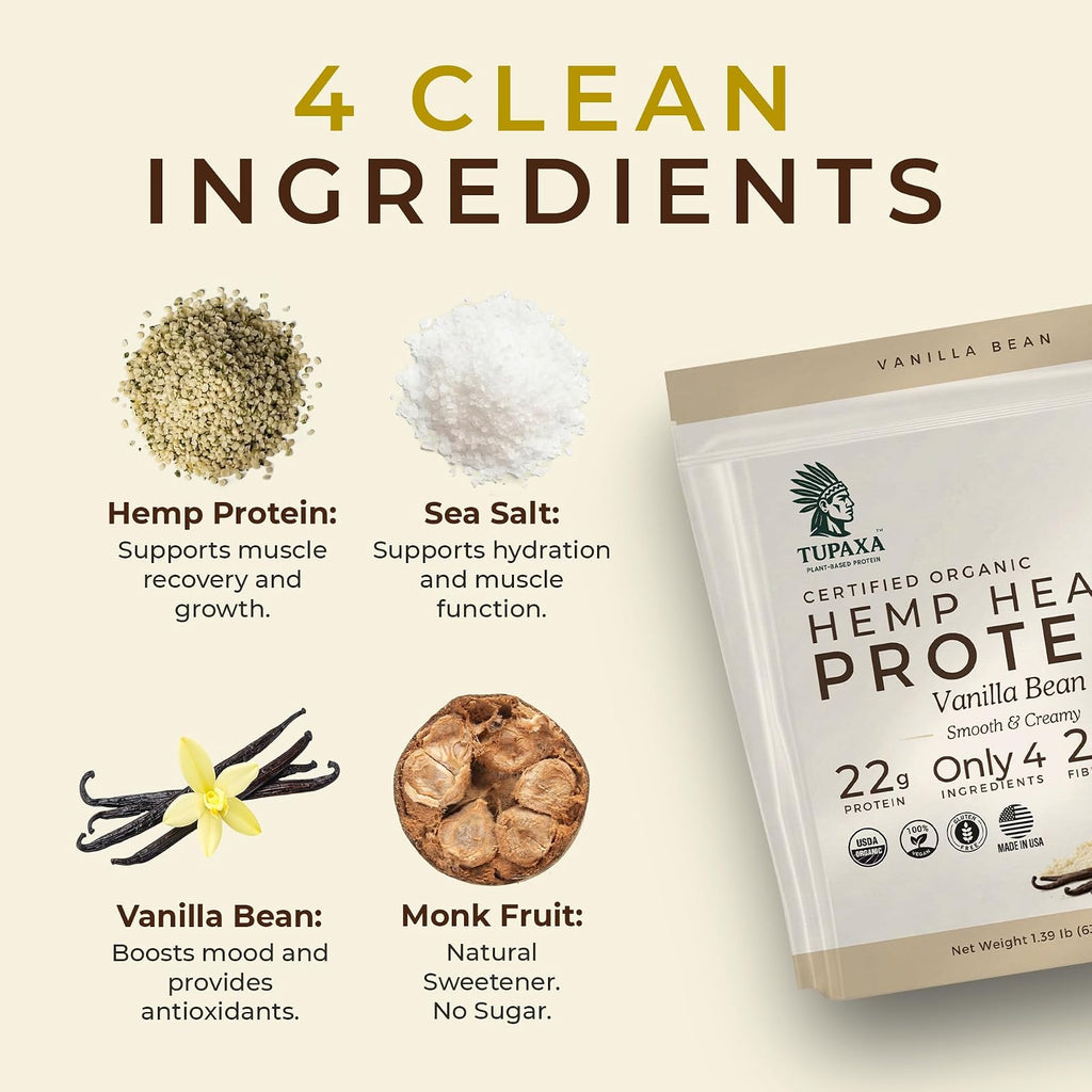 nutritious vanilla bean protein supplement