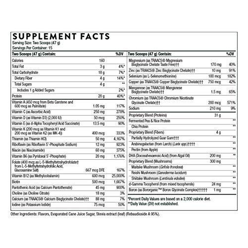 nutritious vanilla protein powder