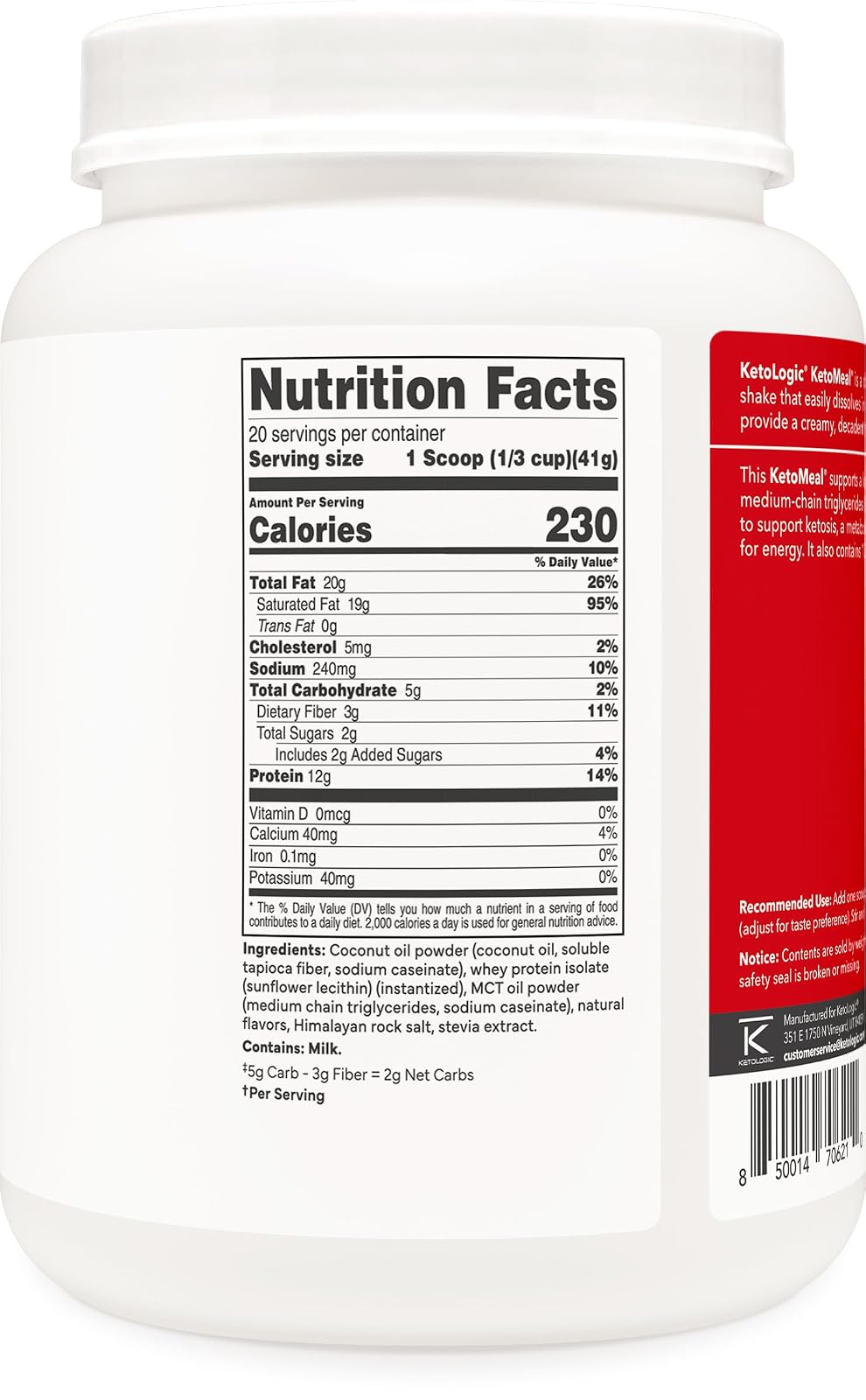 nutritious vanilla protein powder