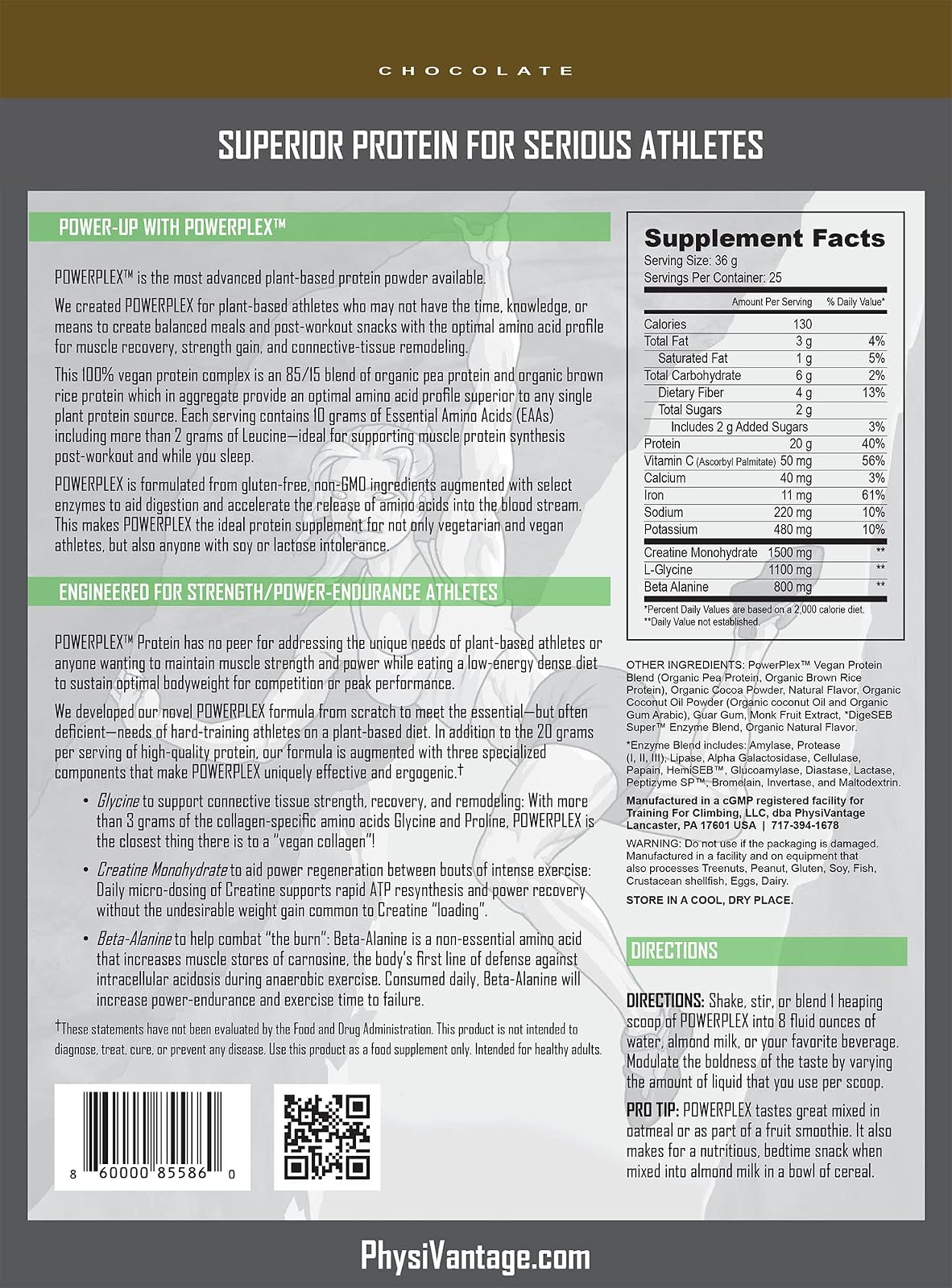 nutritious vegan protein for muscle recovery