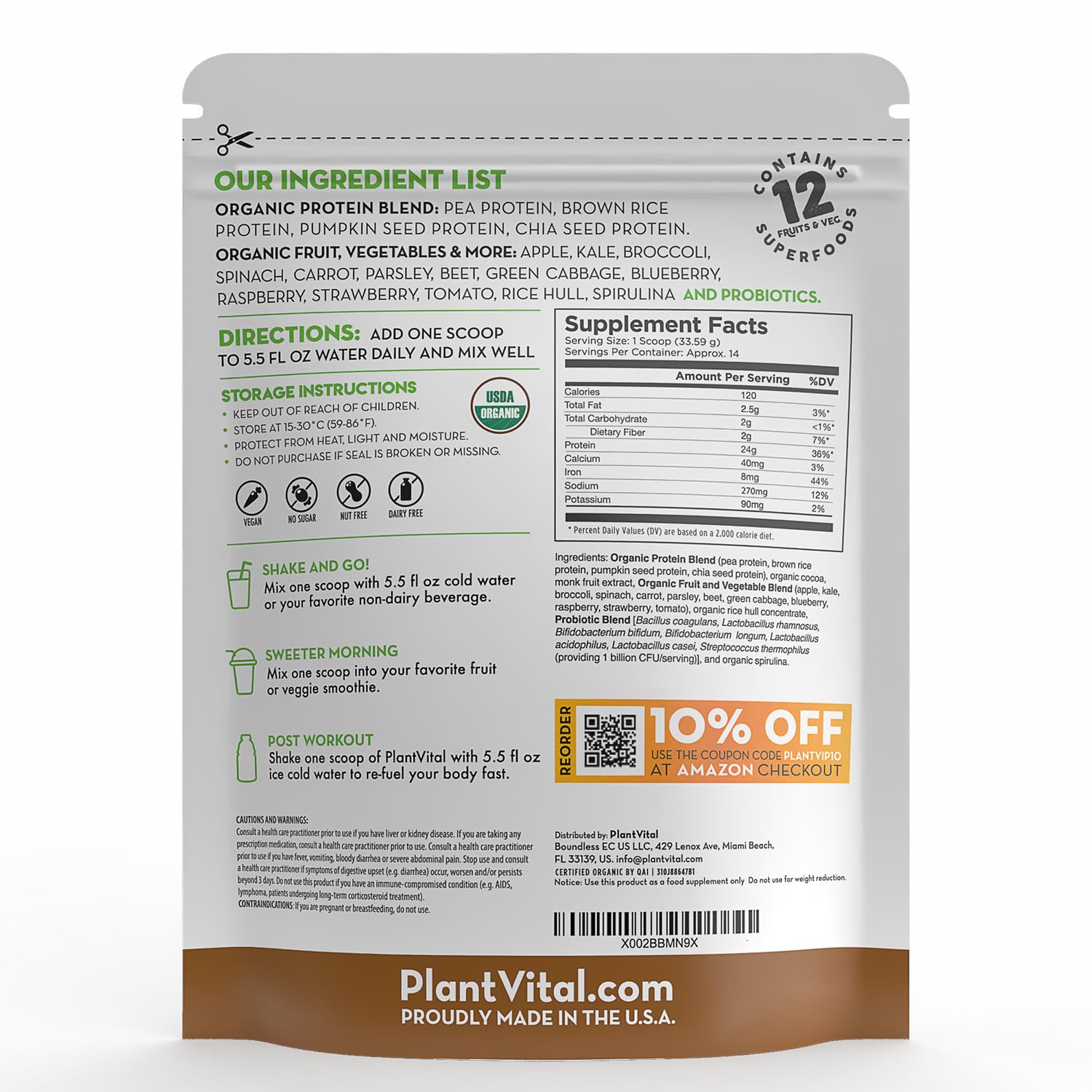 Nutritious vegan protein for snacks