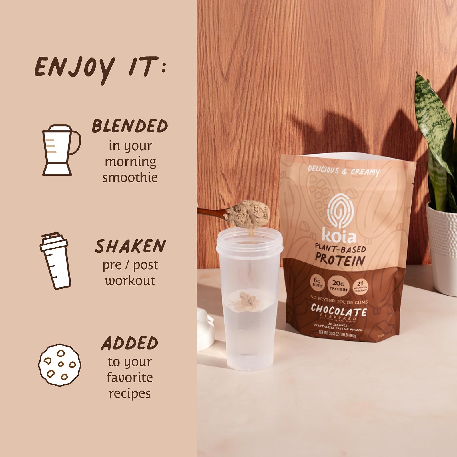nutritious vegan protein powder option