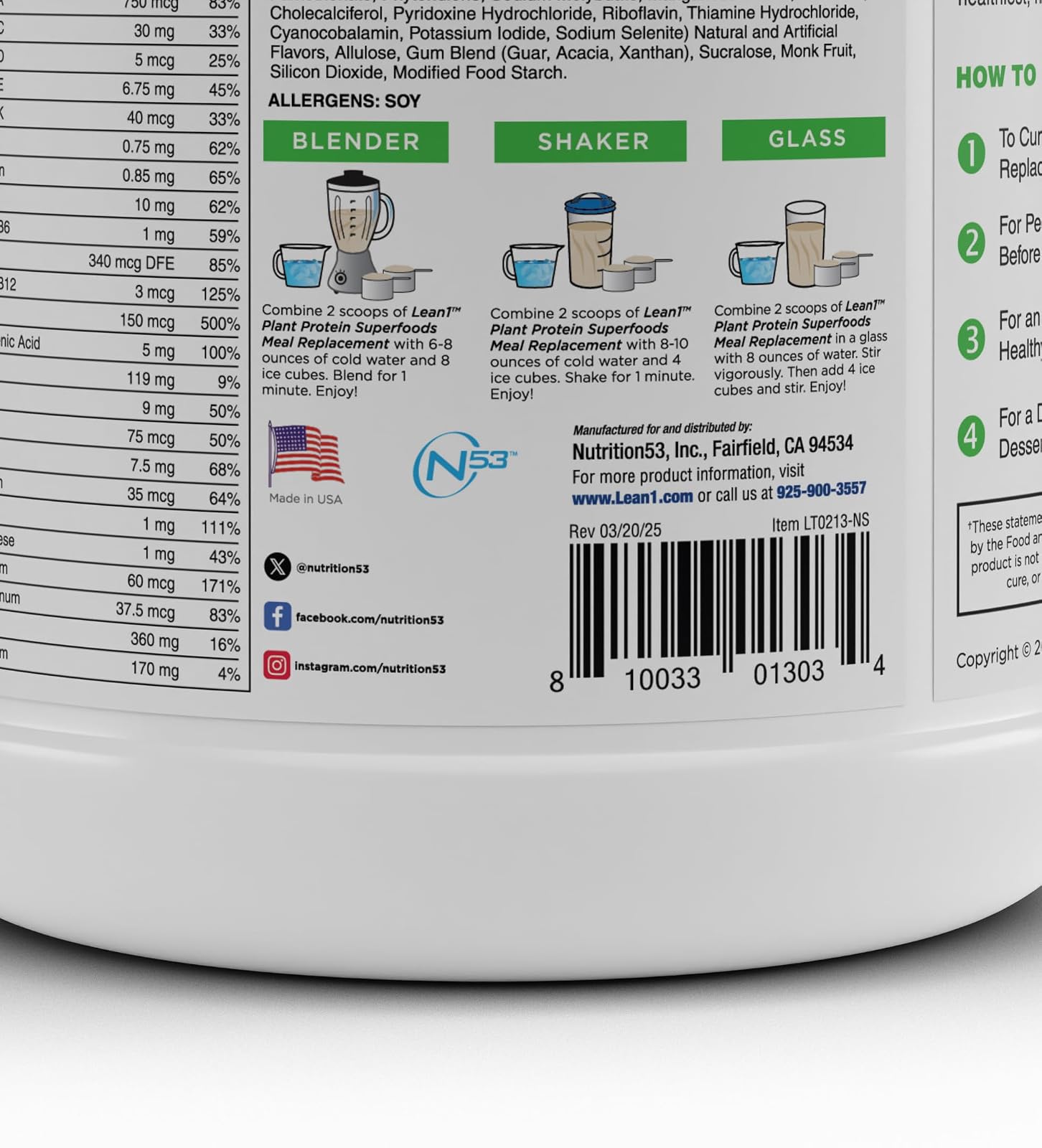 nutritious vegan protein powder
