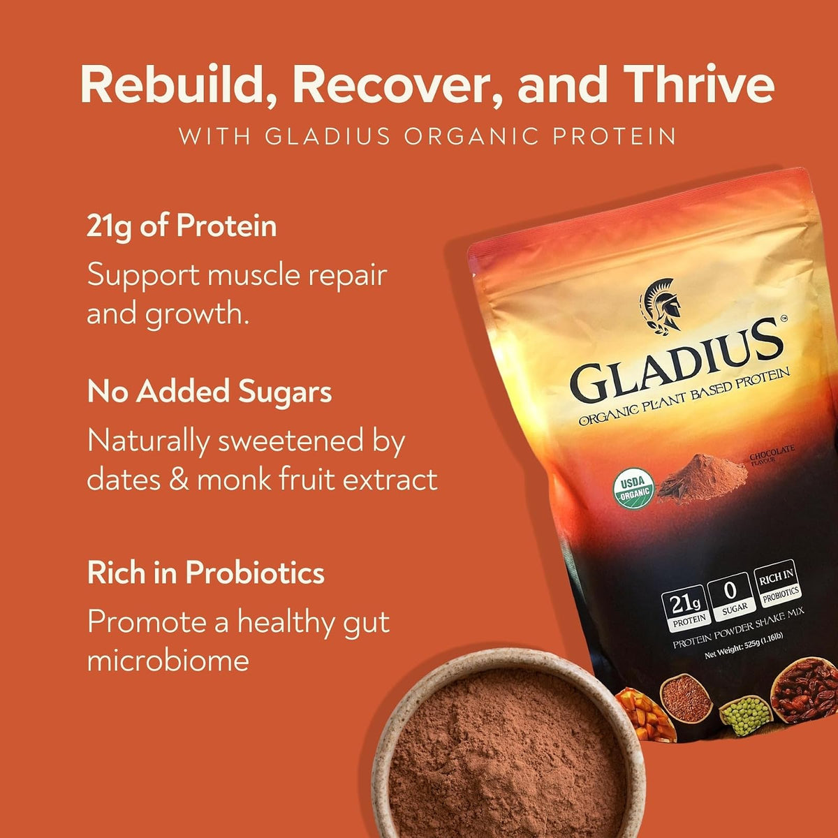 nutritious vegan protein supplement