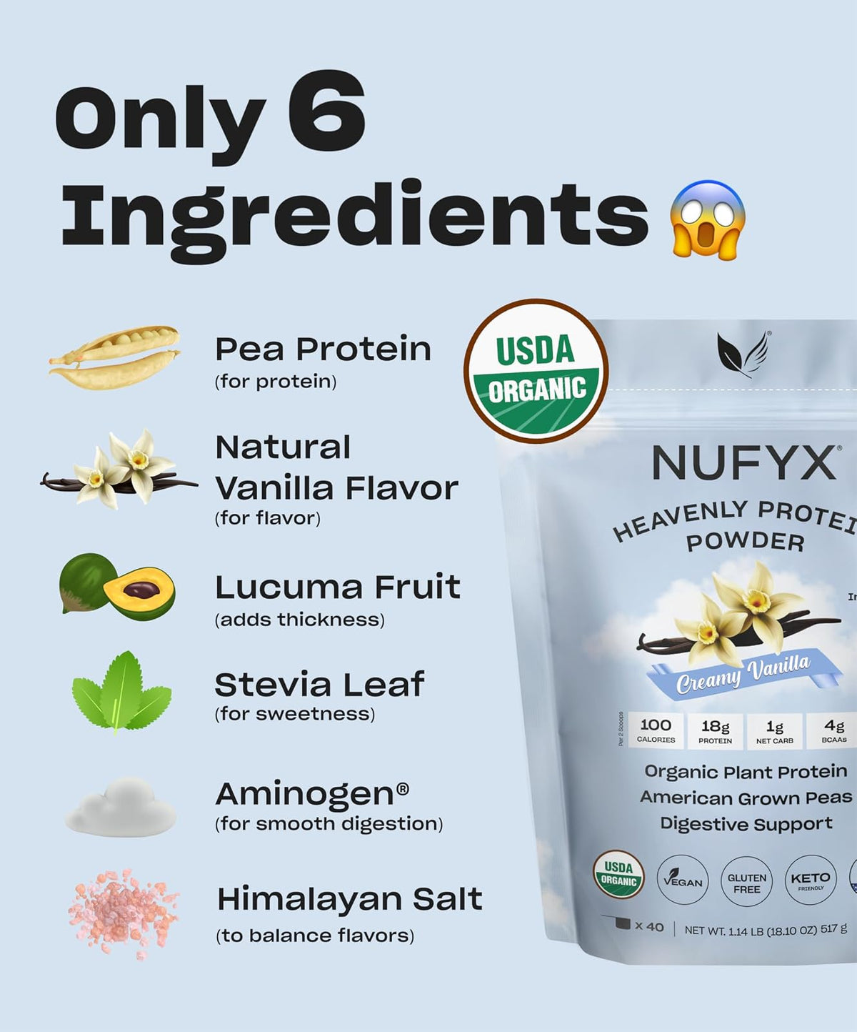nutritious vegan protein supplement