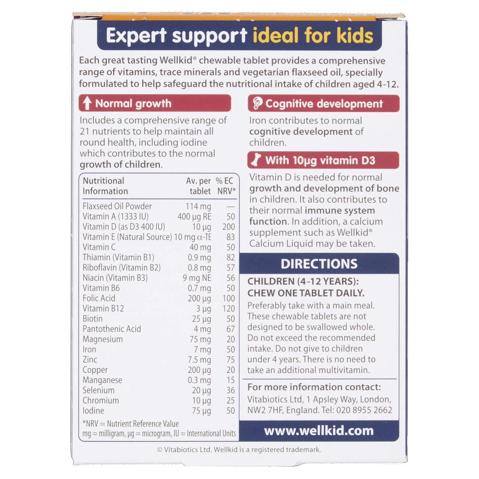 nutritious vitamins for children