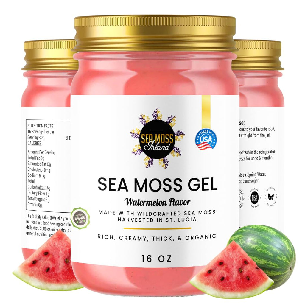 nutritious watermelon sea moss gel