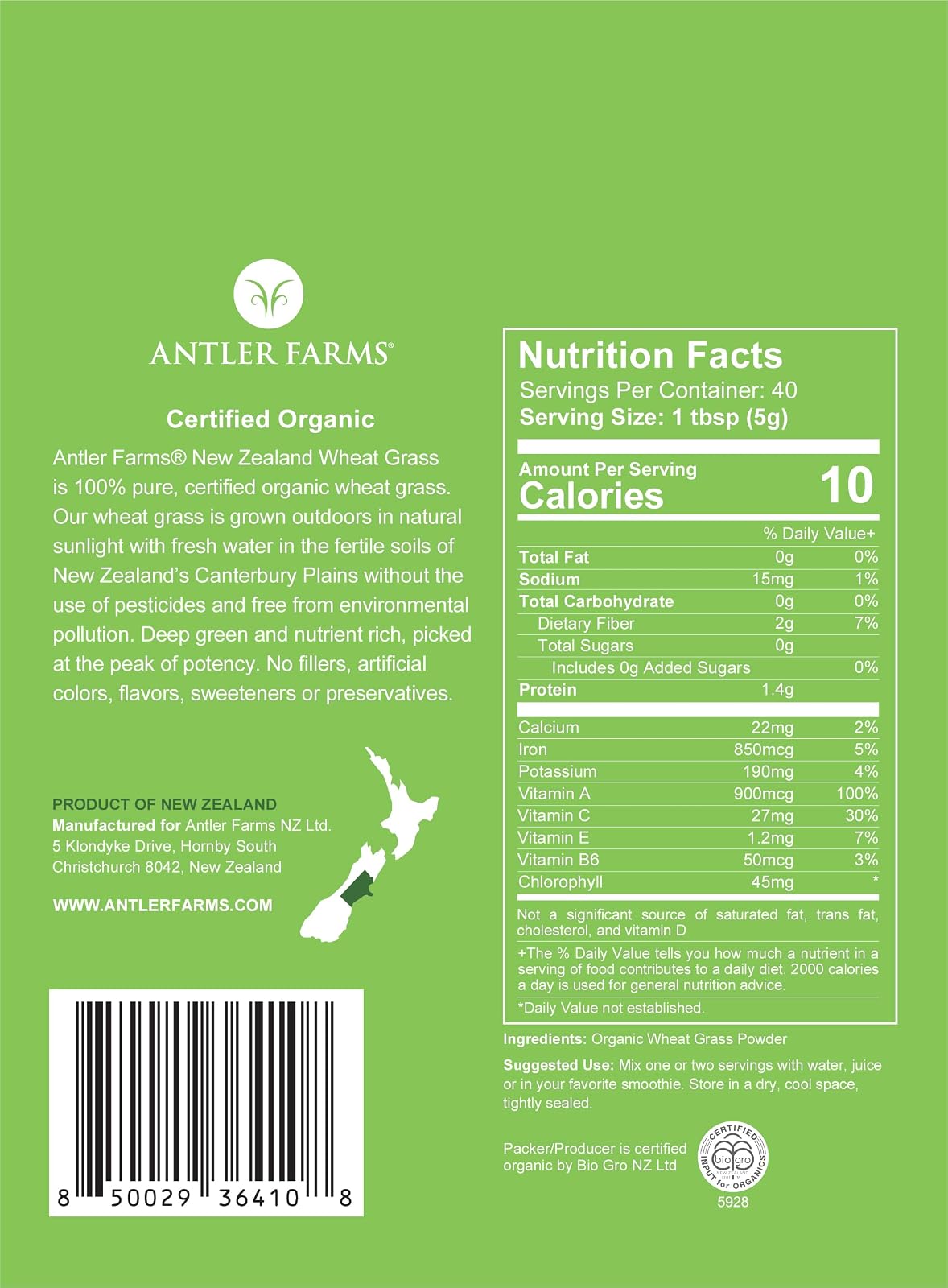 nutritious wheatgrass powder for health
