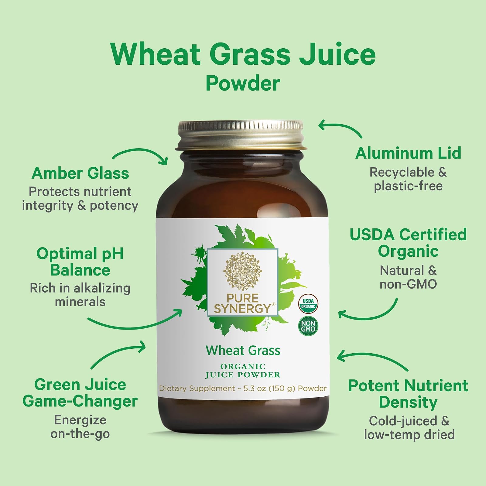 nutritious wheatgrass powder for smoothies