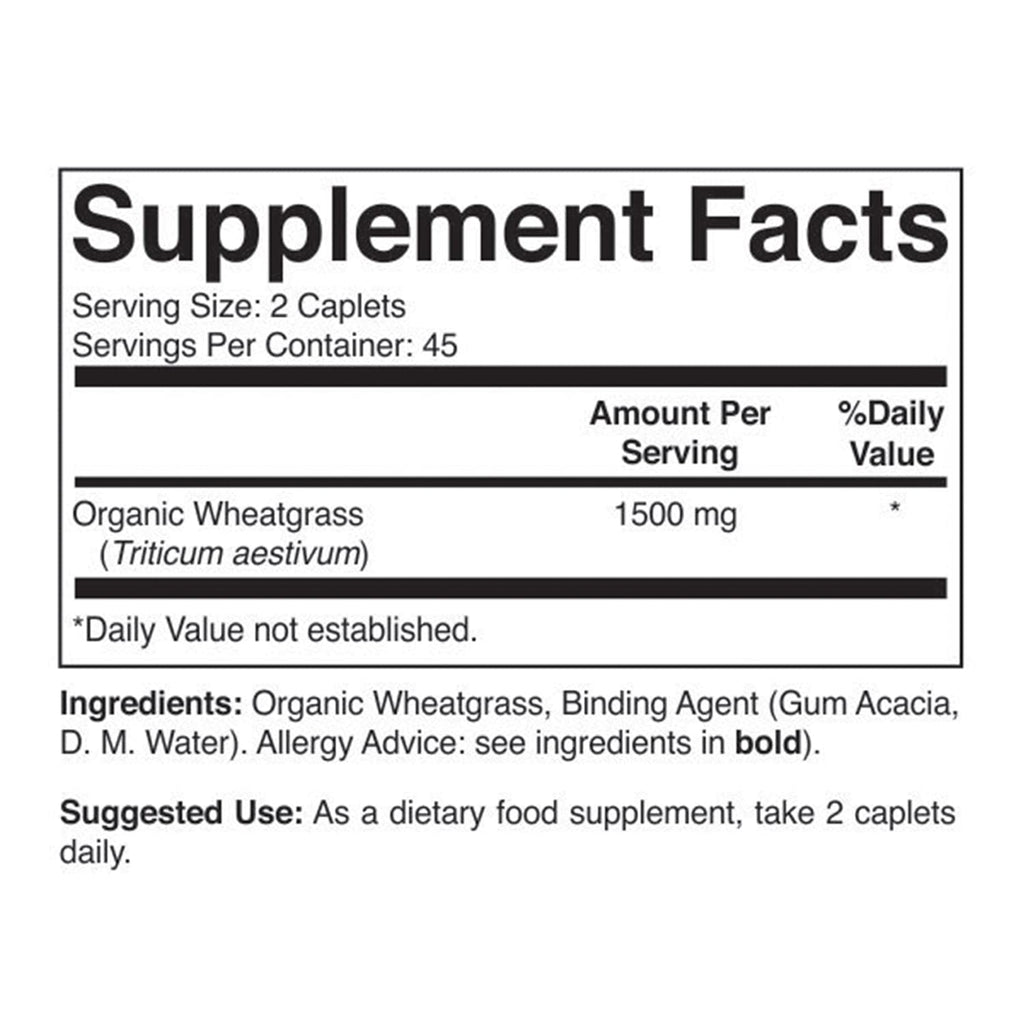 nutritious wheatgrass supplement for energy