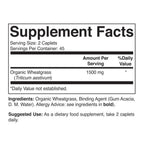nutritious wheatgrass supplement for energy