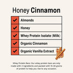 Nutritious whey protein bars on-the-go