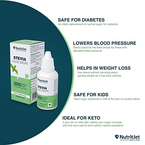 NutritJet Stevia drops for low-calorie diets