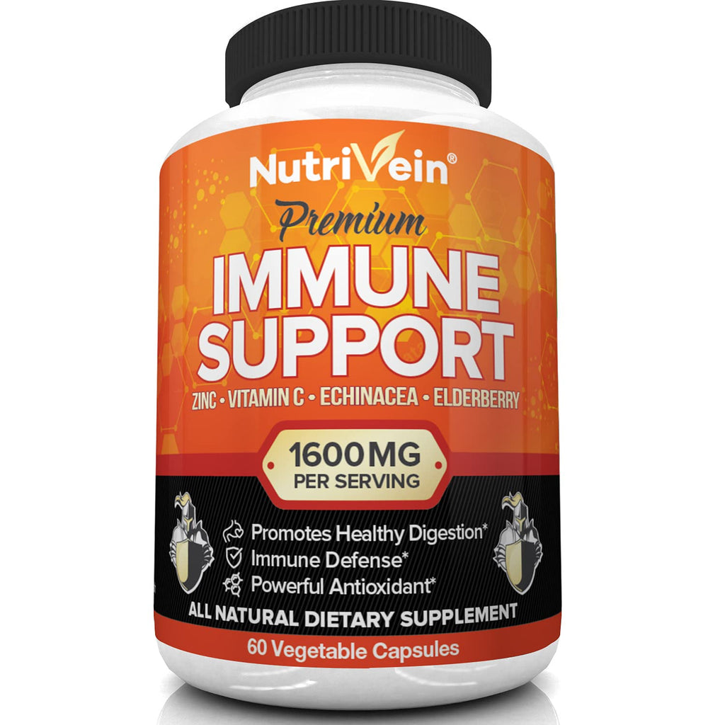 Nutrivein elderberry immune support capsules
