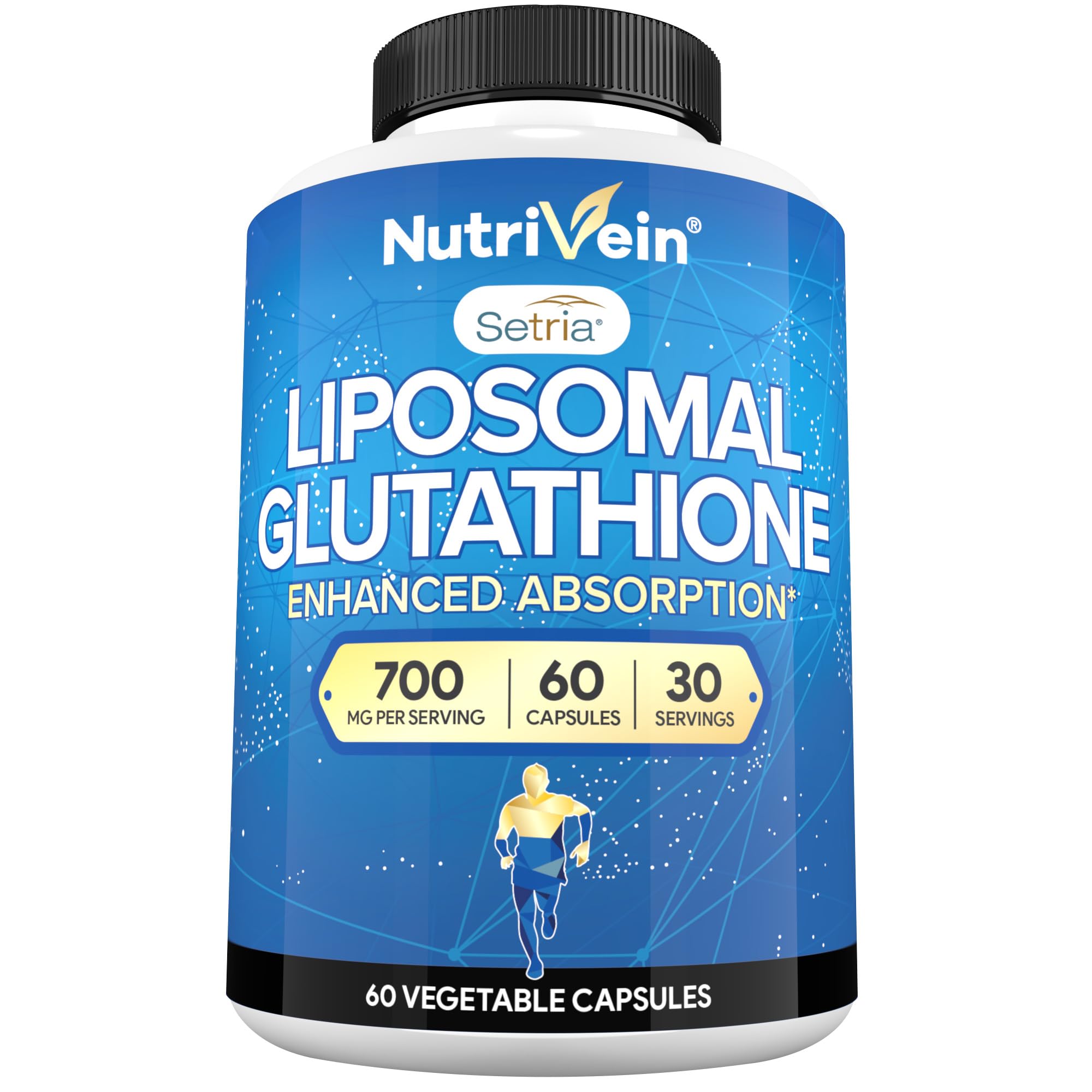 Nutrivein liposomal glutathione capsules for wellness