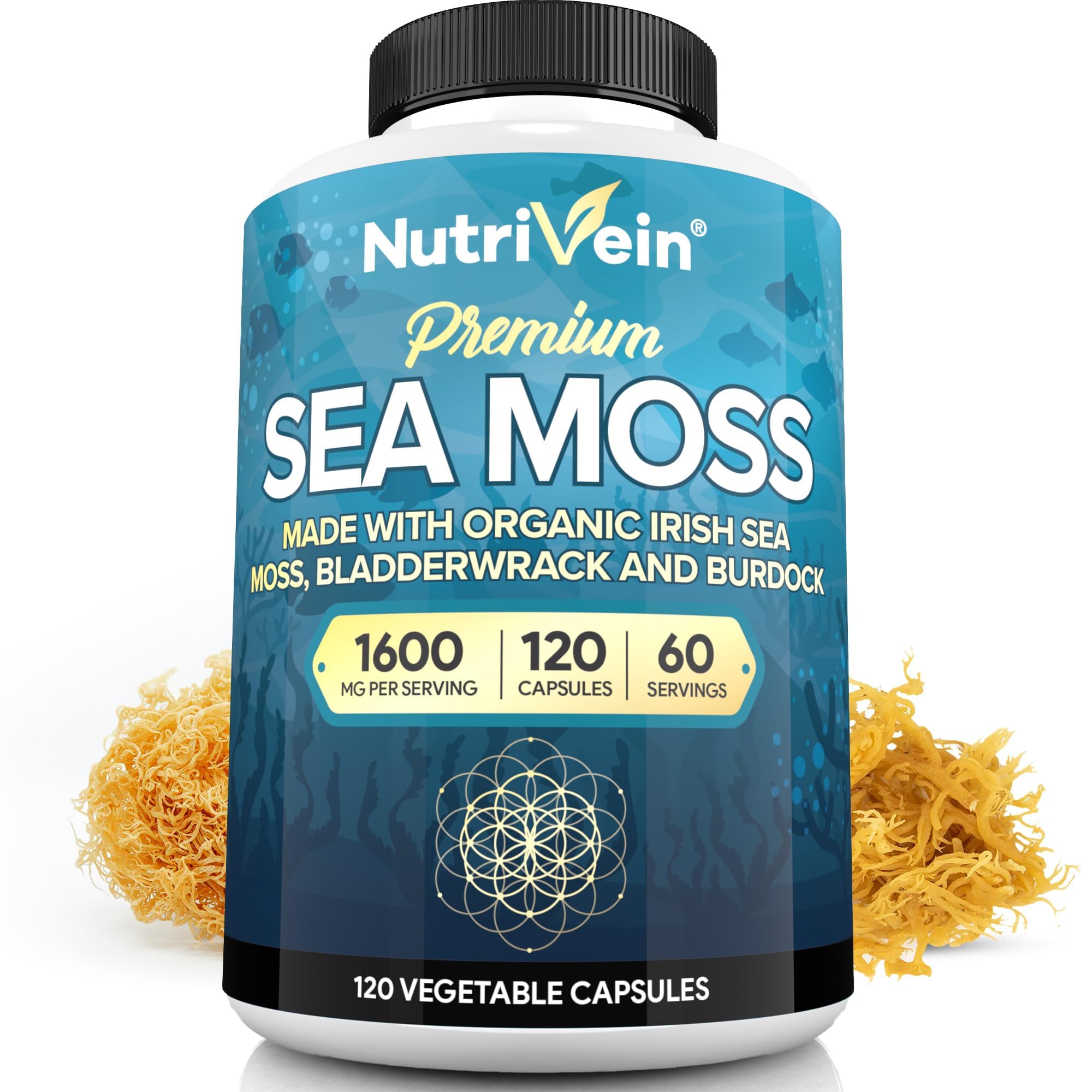 Nutrivein organic sea moss capsules