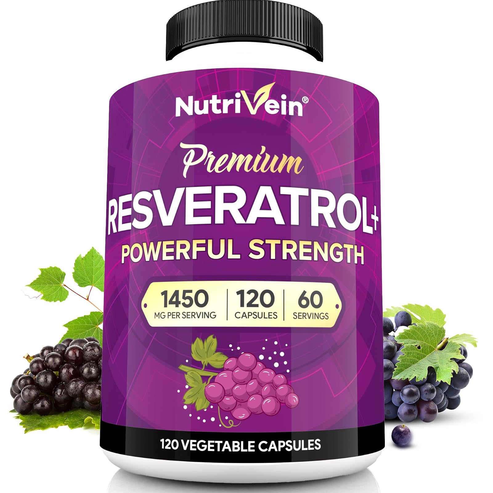 Nutrivein Resveratrol antioxidant capsules