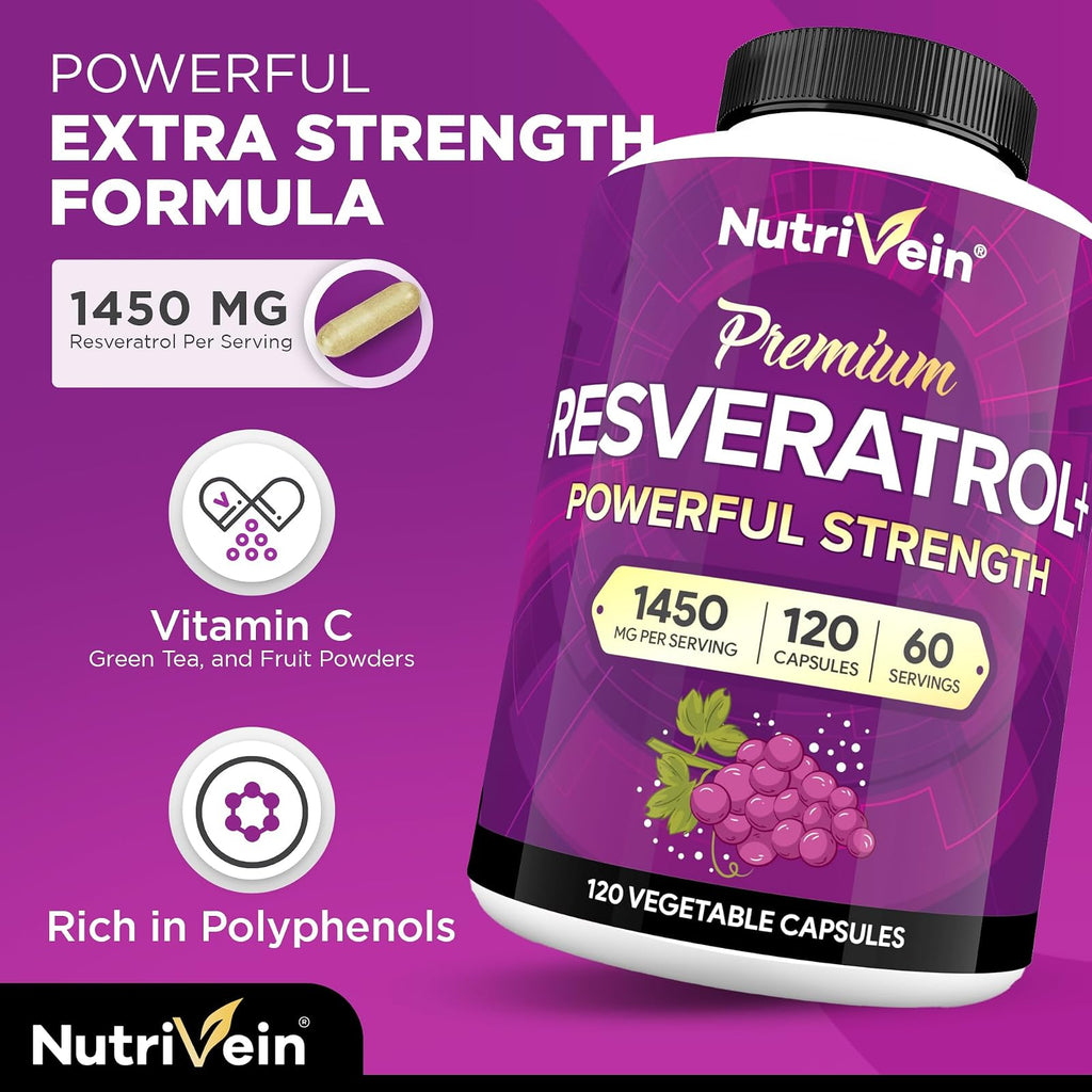 Nutrivein Resveratrol for heart health