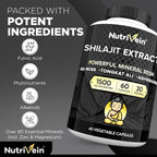 Nutrivein shilajit resin health benefits