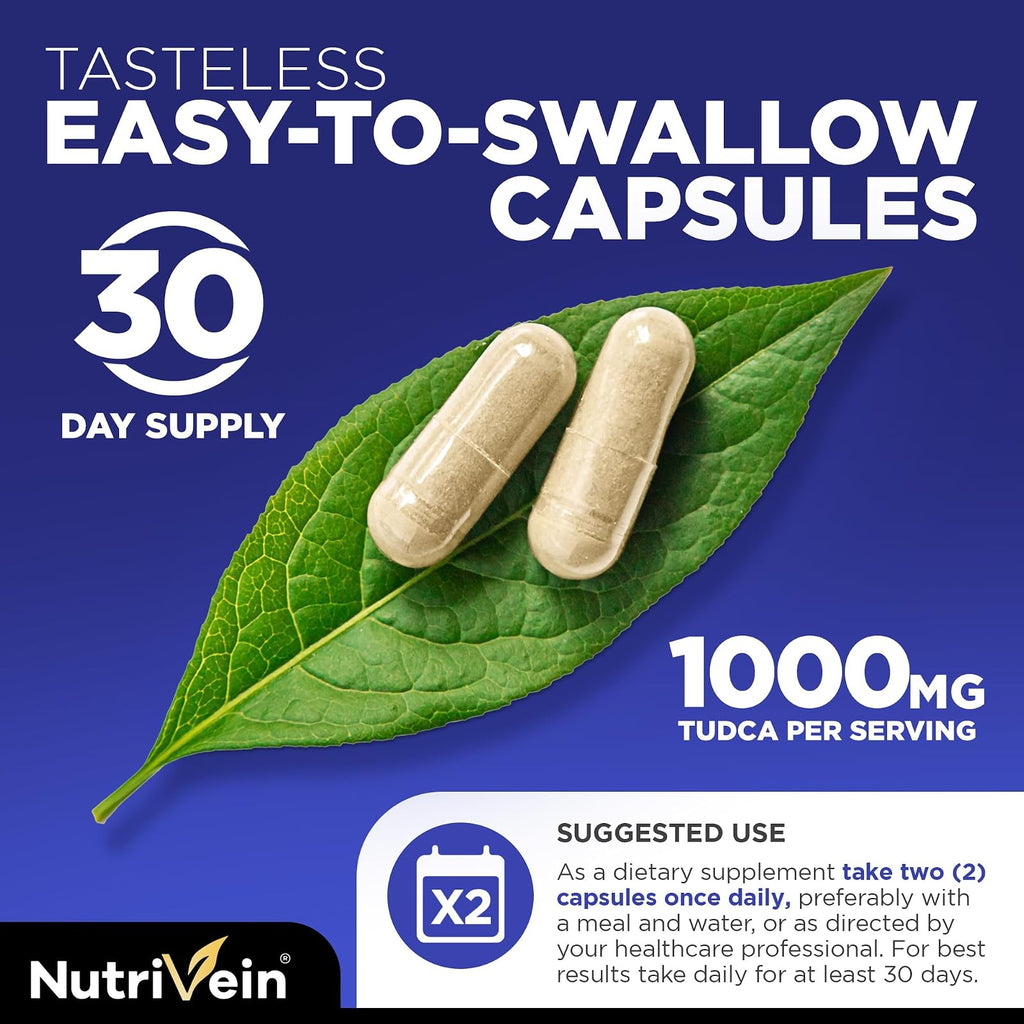 Nutrivein TUDCA 60 capsules benefits