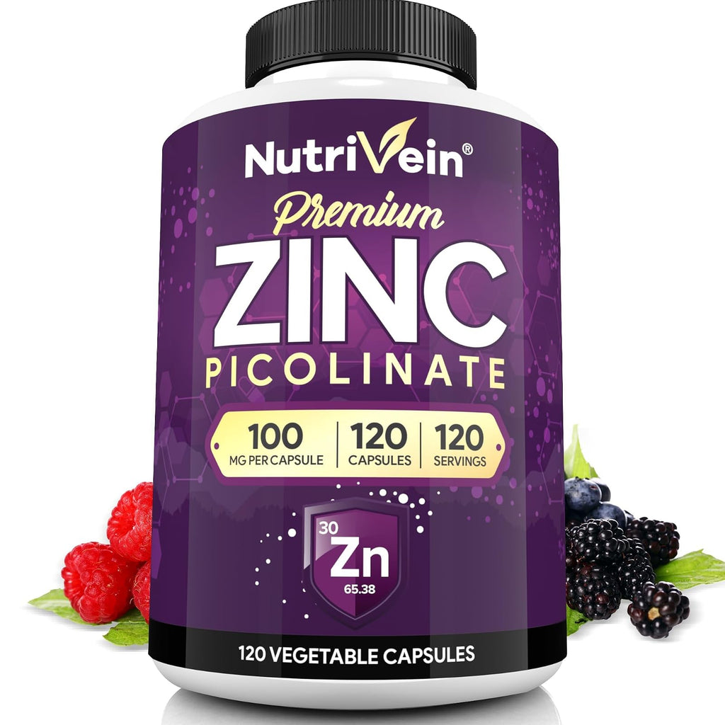 Nutrivein Zinc Picolinate 100 mg capsules