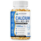 Nutriview Calcium D3 K2 B12 supplement
