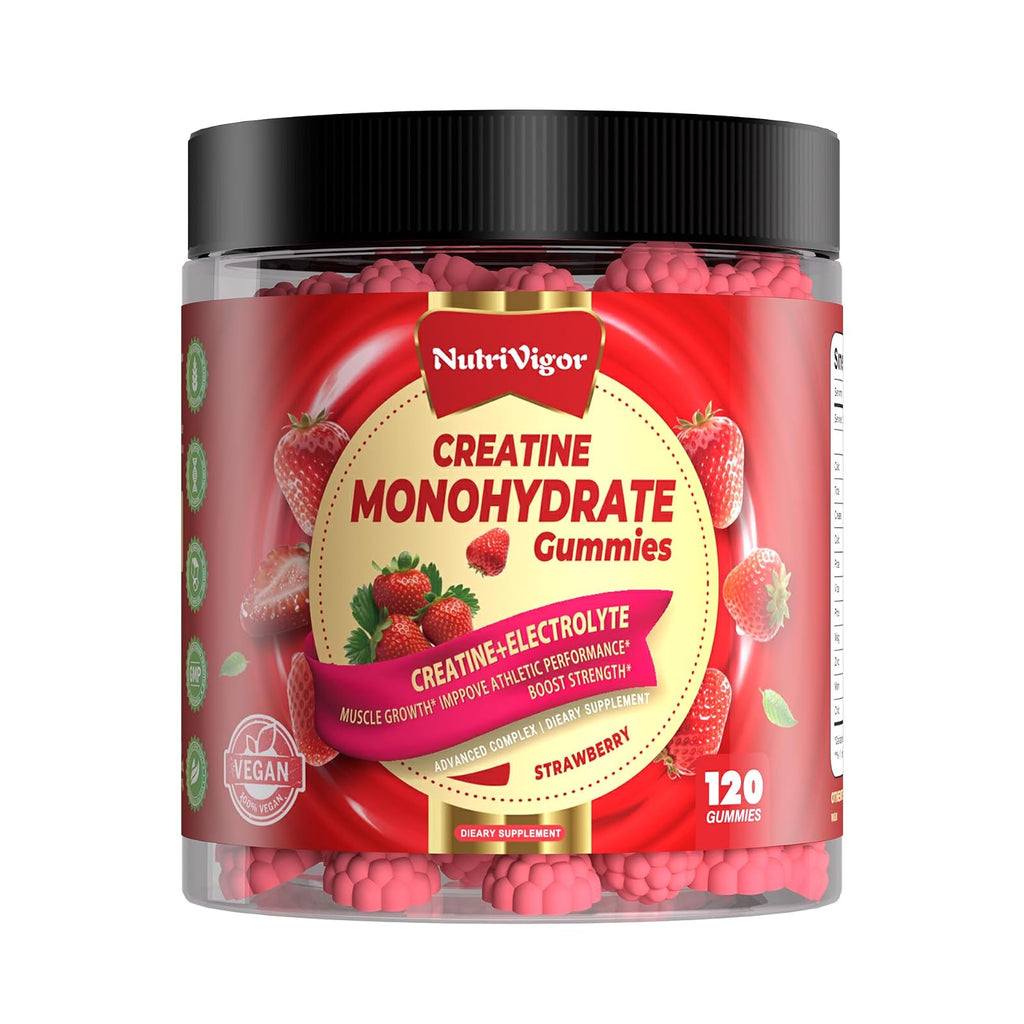 NutriVigor creatine gummies for energy