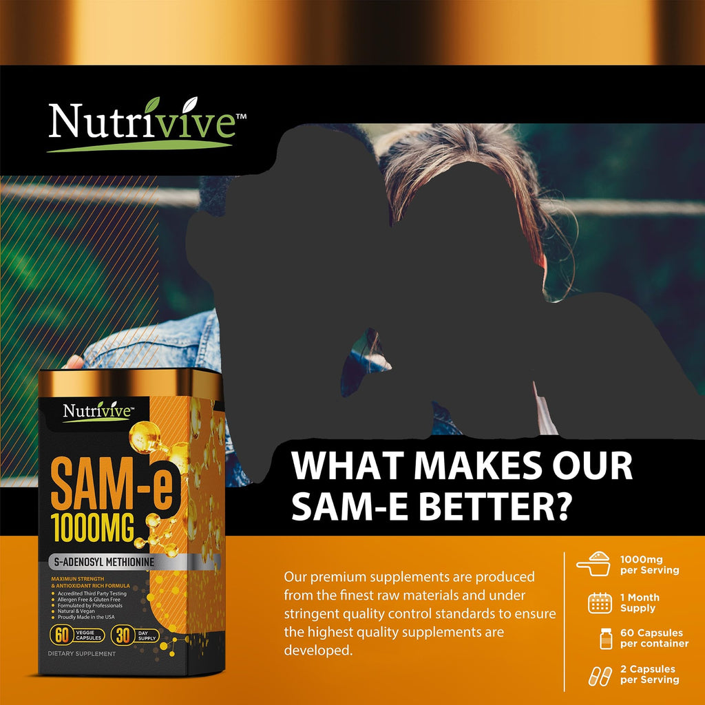 Nutrivive SAM-e for stress relief