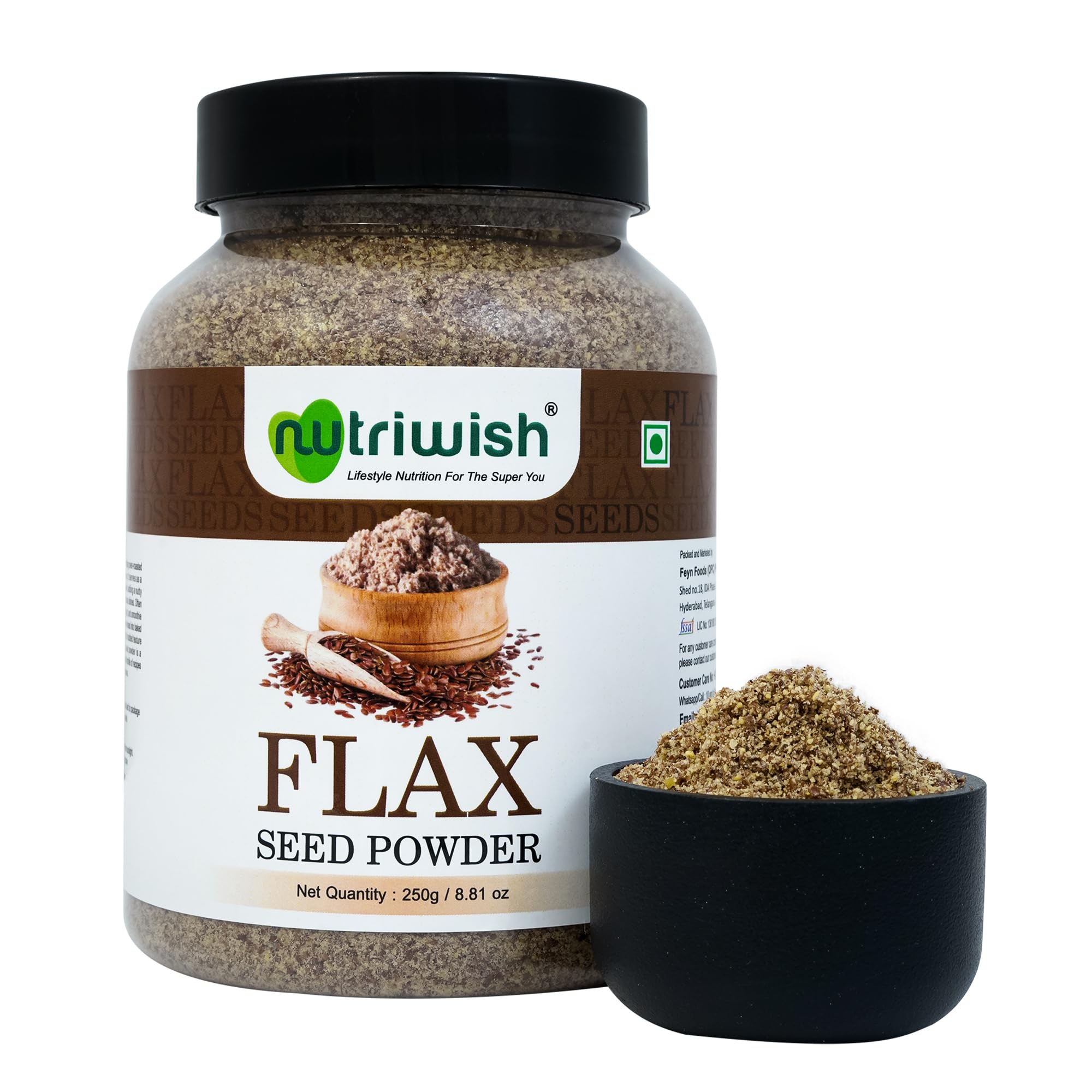 Nutriwish organic flaxseed powder benefits