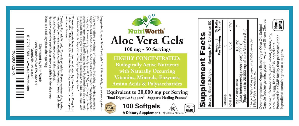 NutriWorth Aloe Vera for daily health boost
