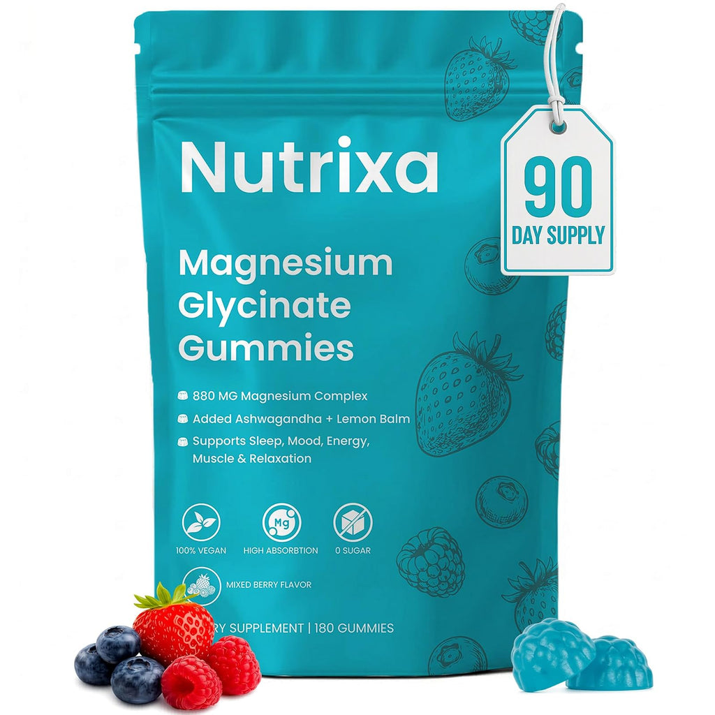 Nutrixa magnesium glycinate gummies for relaxation