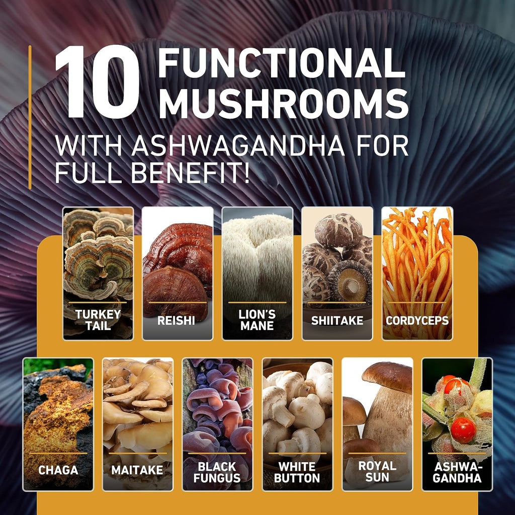 nutriyum mushroom gummies with natural ingredients