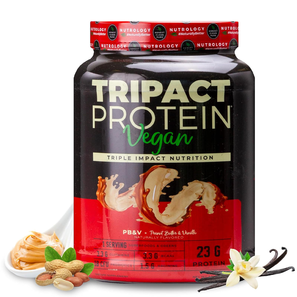 Nutrology vegan protein peanut butter