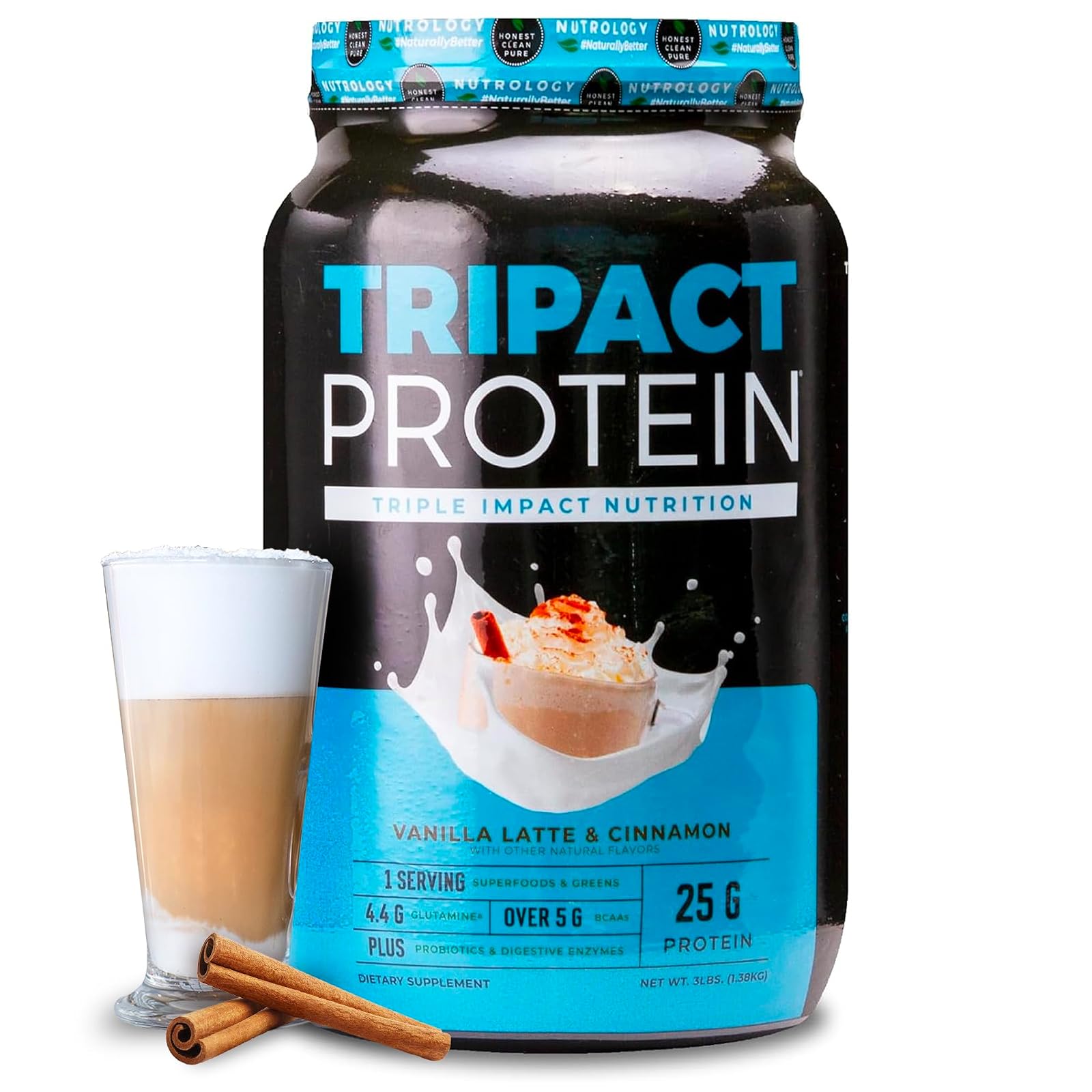 Nutrology whey protein vanilla latte