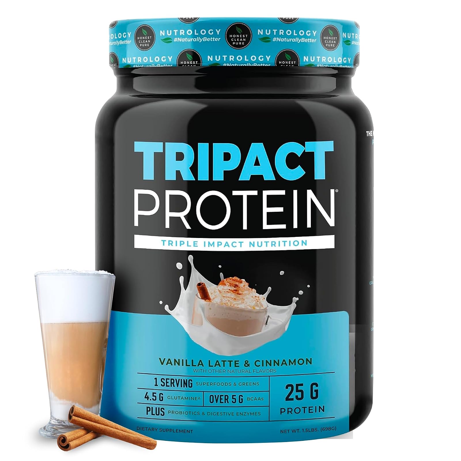 Nutrology whey protein vanilla latte