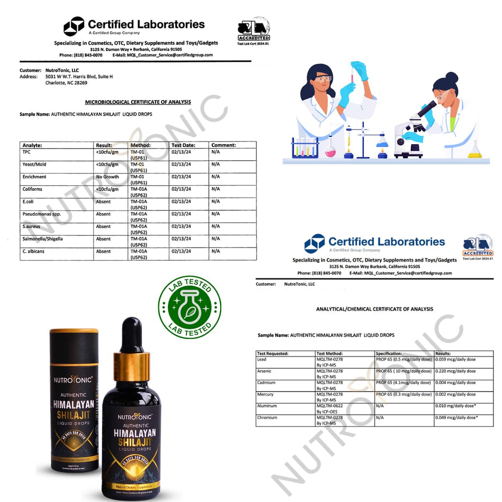 NutroTonic resin for holistic support