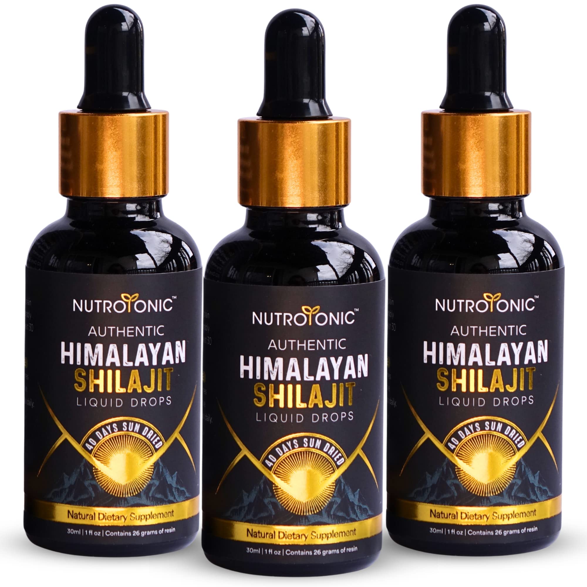 NutroTonic shilajit liquid drops