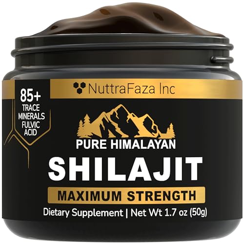 Nuttrafaza Shilajit resin for energy