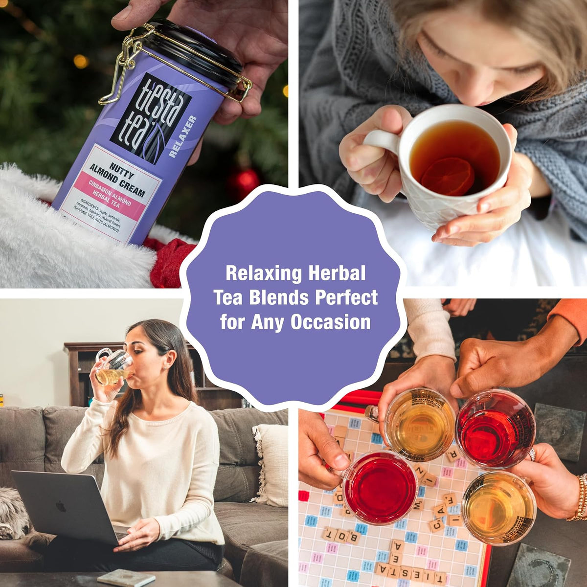 Nutty Almond Cream caffeine-free herbal tea