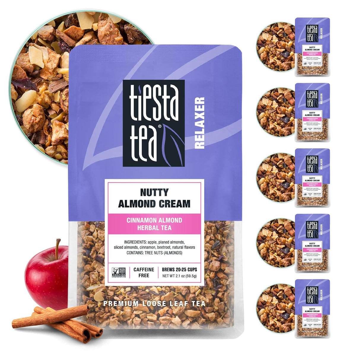Nutty Almond Cream herbal tea blend