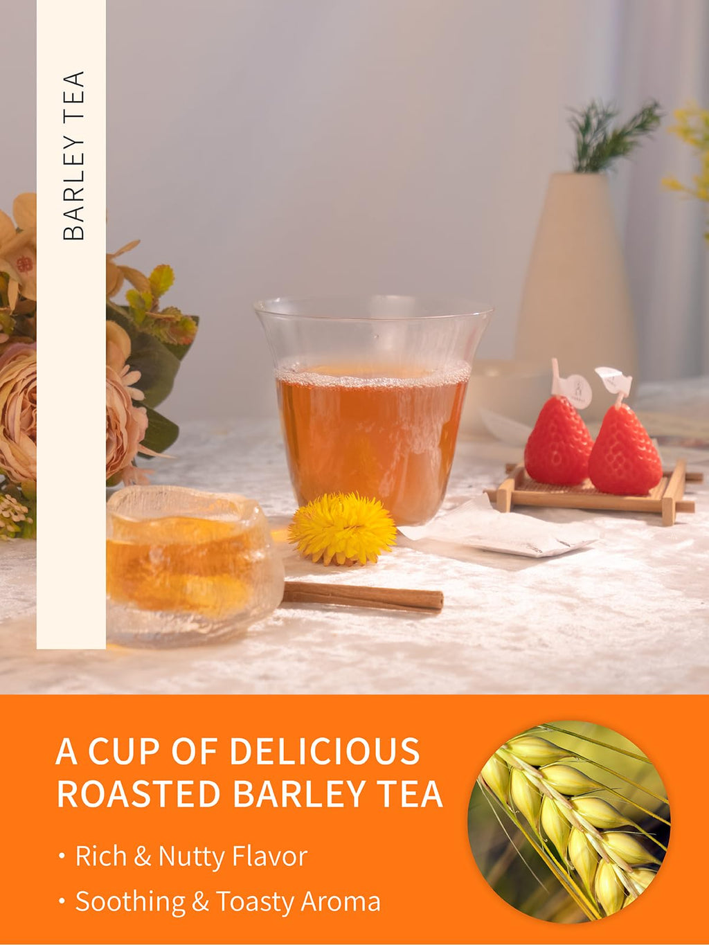 nutty and toasty herbal tea bags