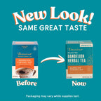 nutty caramel flavour herbal tea