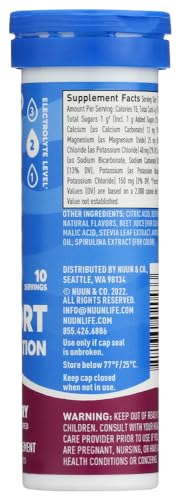 Nuun electrolyte powder for active lifestyle